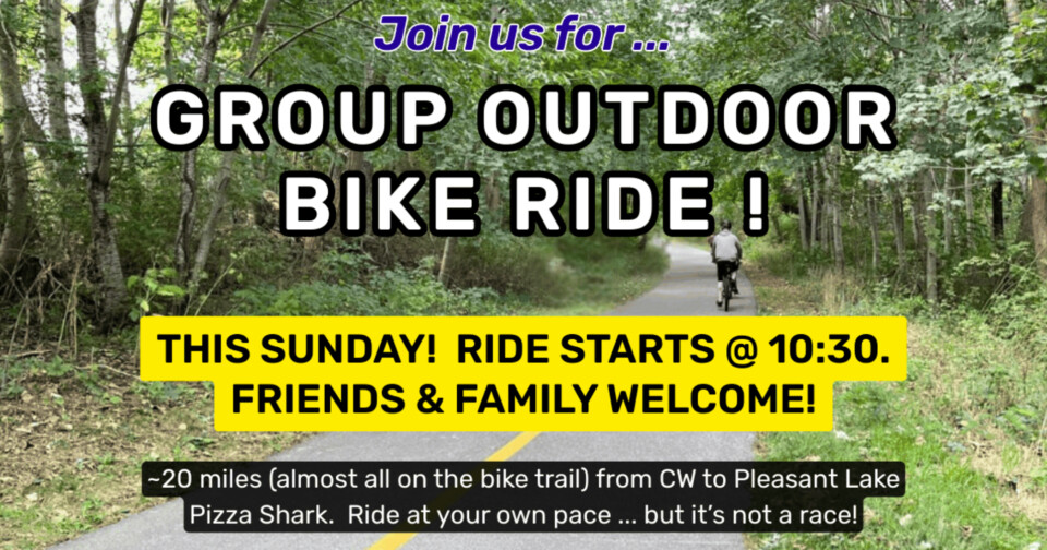 Chatham Works | 🚴🏼‍♀️ Outdoor Bike Ride this Sunday (5/4) at 10:30AM…